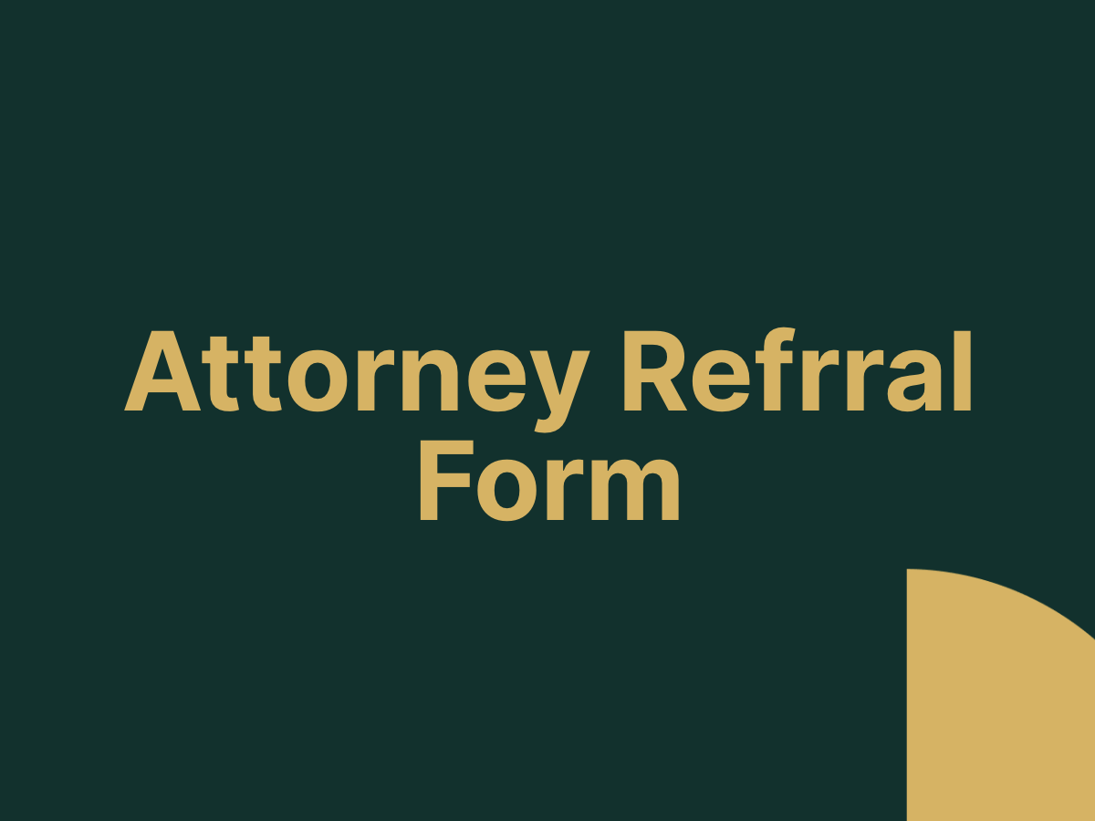 Attorney Referral Form | involve.me