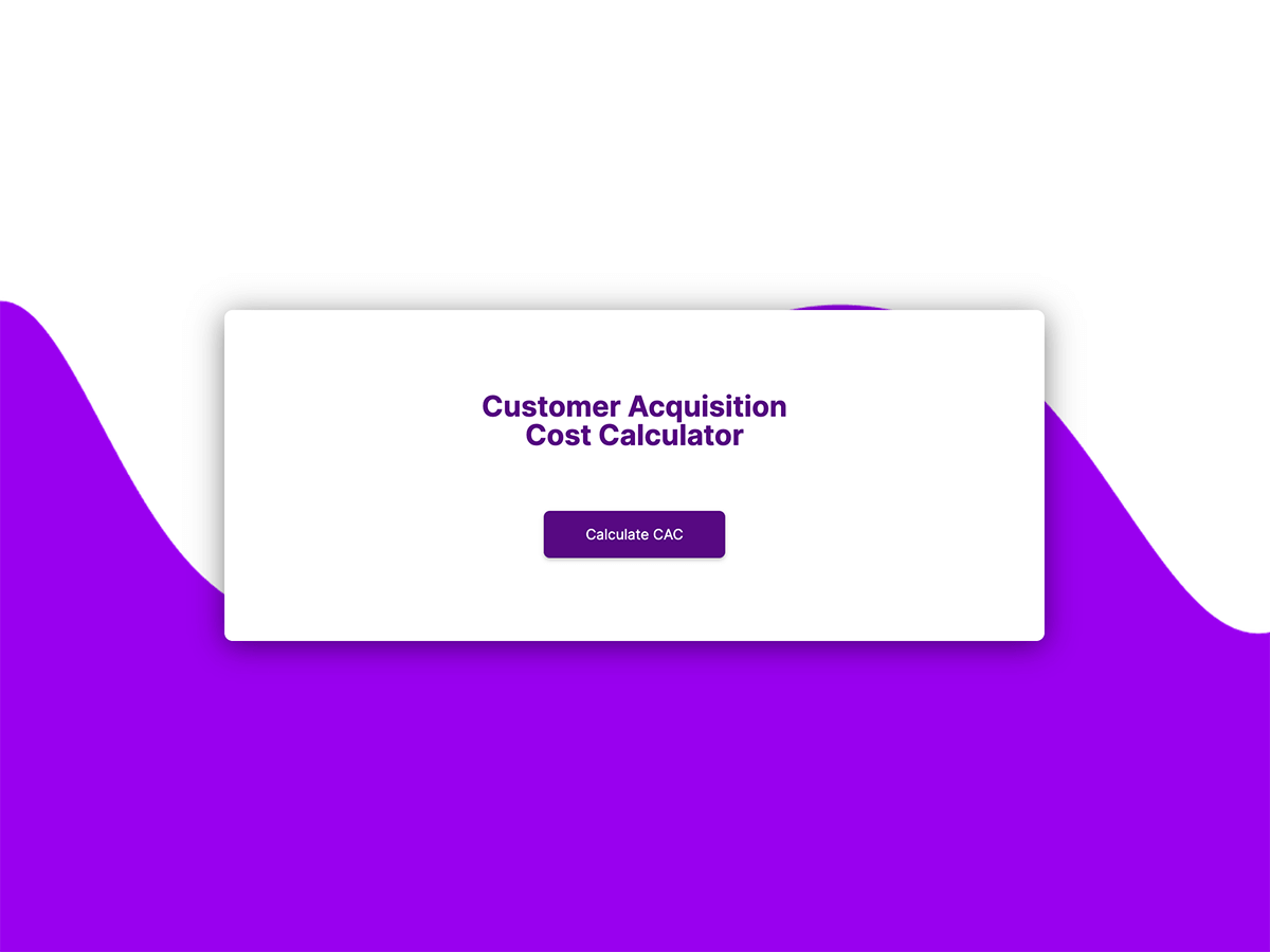Customer Acquisition Cost Calculator | involve.me
