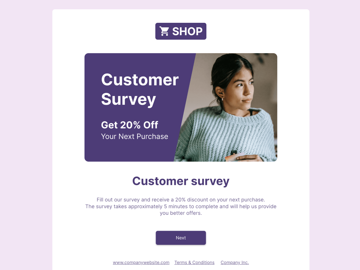 Customer Profiling Survey for Ecommerce | involve.me